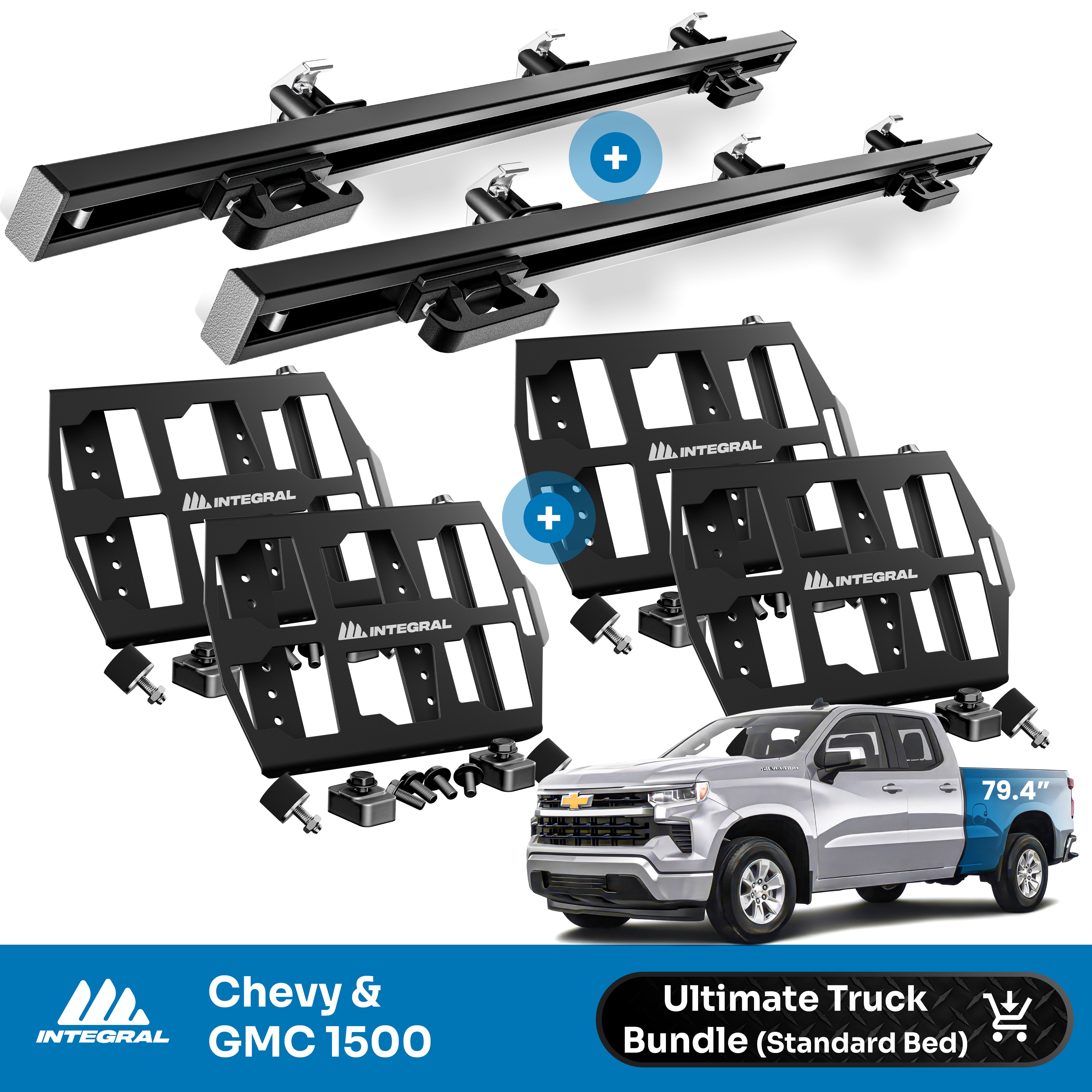 Bedside Bundle - Chevrolet Silverado & GMC Sierra 1500 (Standard Bed 6 – Integral Truck