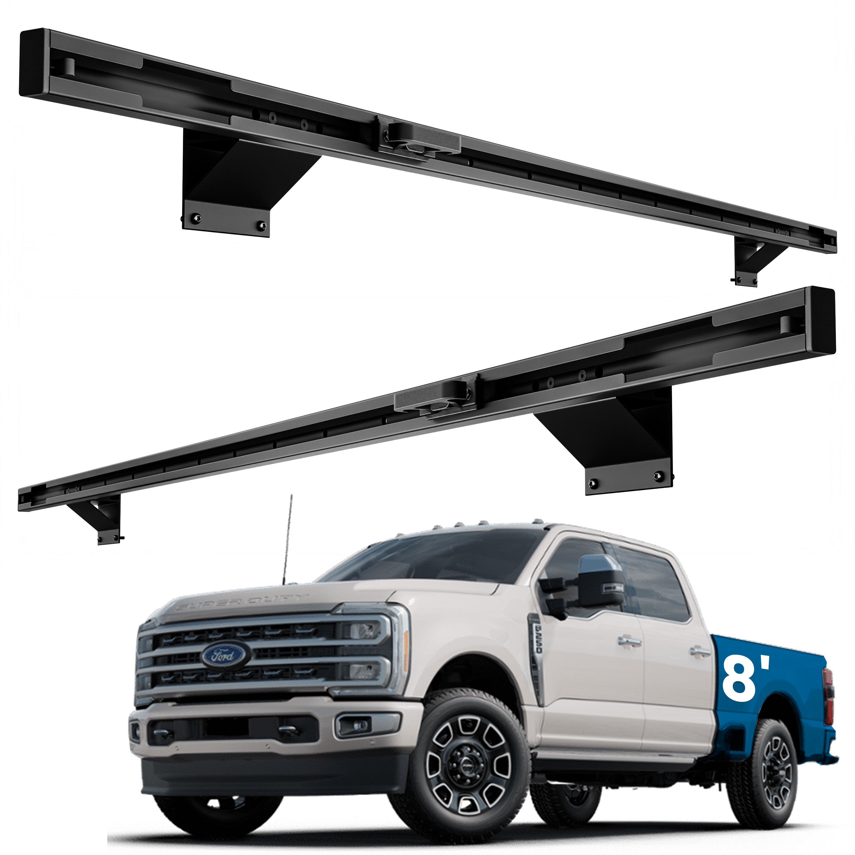 Integral Rails + Tie-down Cleats - Ford Super Duty 2017+ – Integral Truck