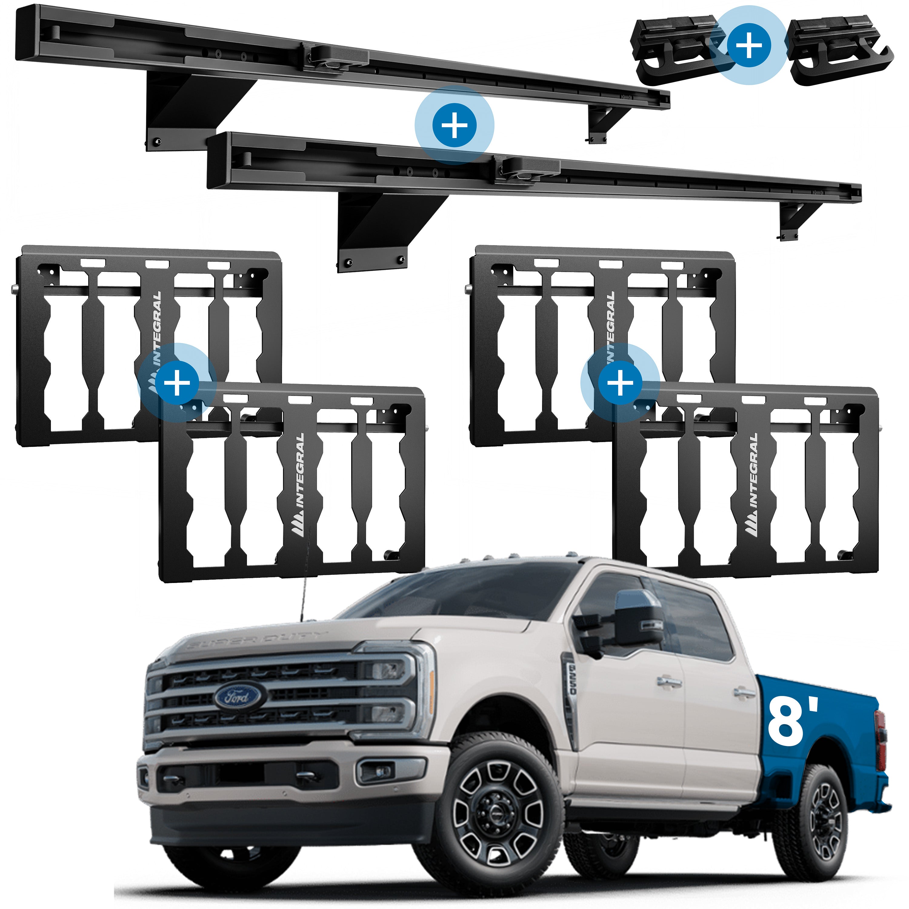 Integral Rail + Double Panel Bundle - Ford Super Duty (8' Bed ...